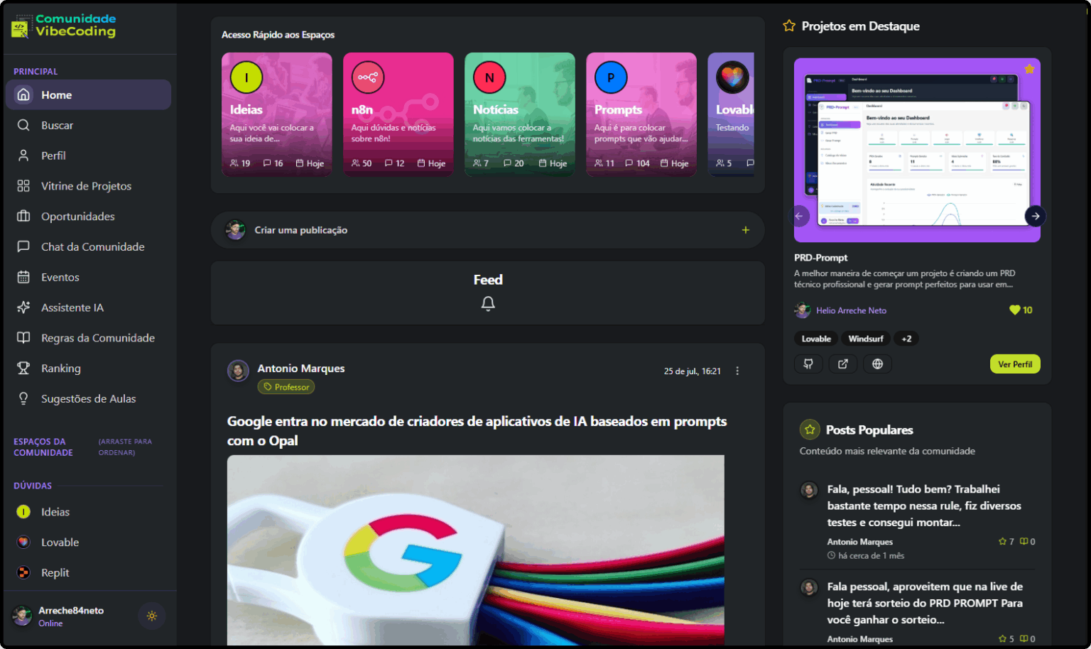 Vibe Coding – A maior e melhor comunidade de VIbe Coding do Brasil